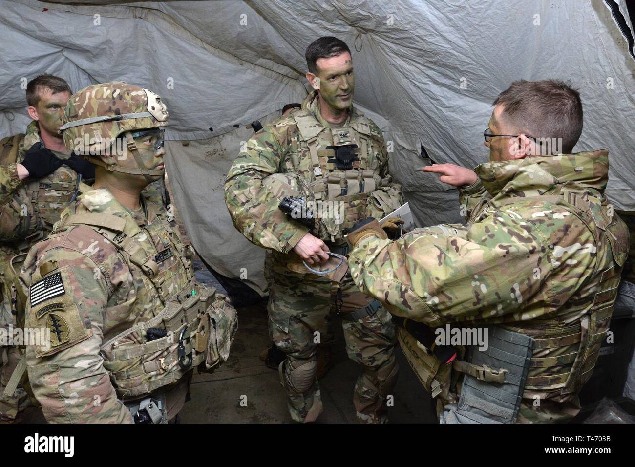 U.S. Army Lt. Col. Christopher W. Baker, commander of 173rd Brigade ...
