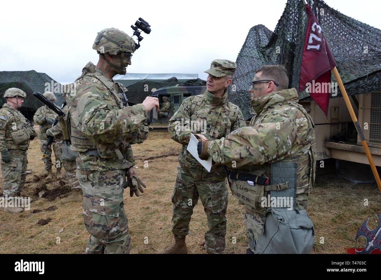 173rd airborn brigade hi-res stock photography and images - Alamy