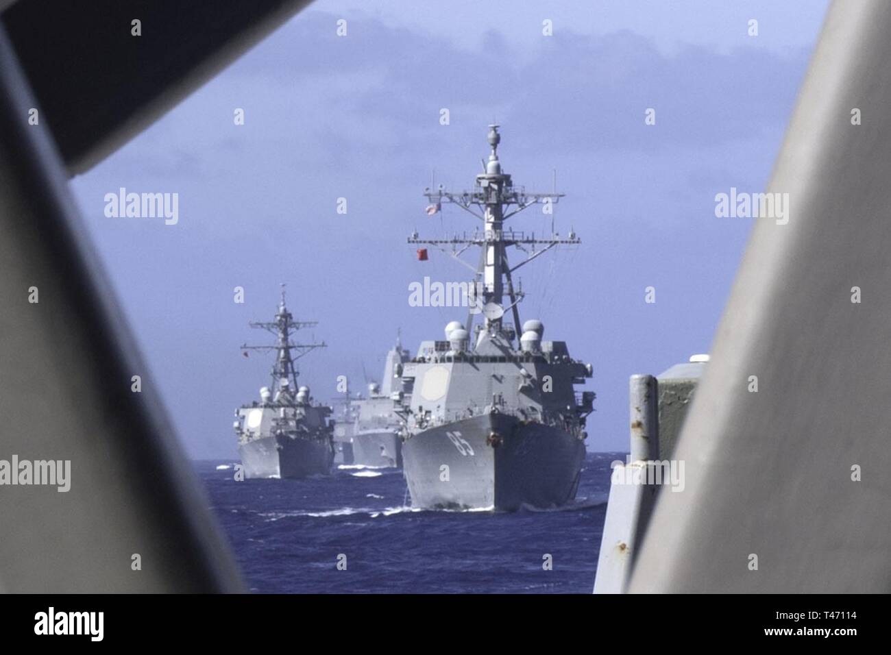 PHILIPPINE SEA (March 14, 2019) The Arleigh Burke-class guided-missile ...