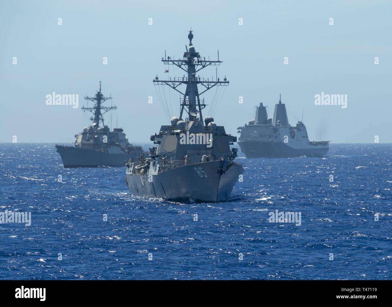 PHILIPPINE SEA (March 14, 2019) The Arleigh Burke-class guided-missile ...