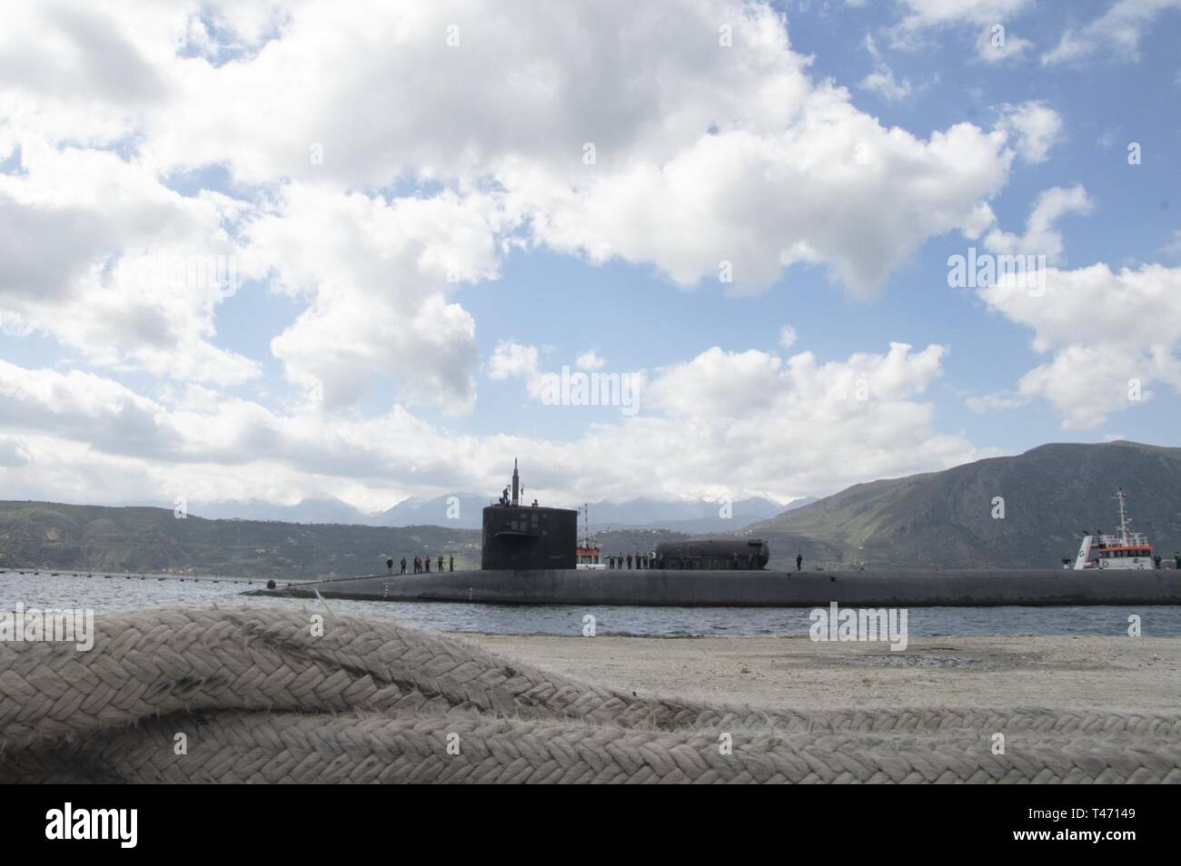 NAVAL SUPPORT ACTIVITY SOUDA BAY, Greece (March 14, 2019) The Ohio ...