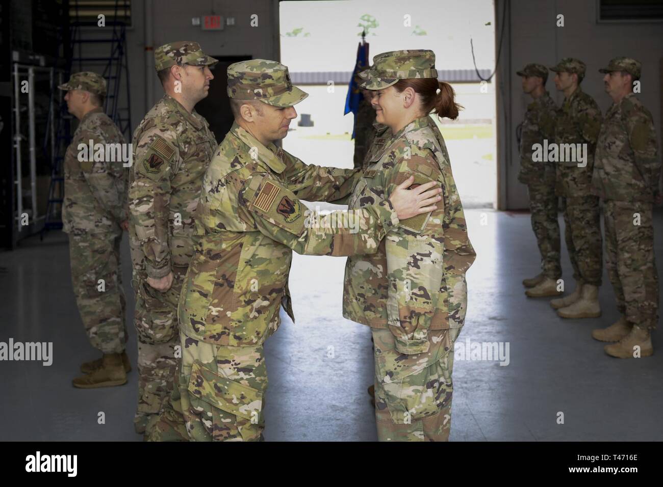 U.S. Air Force Lt. Col. Ryan Harris, commander of the 2nd Combat ...
