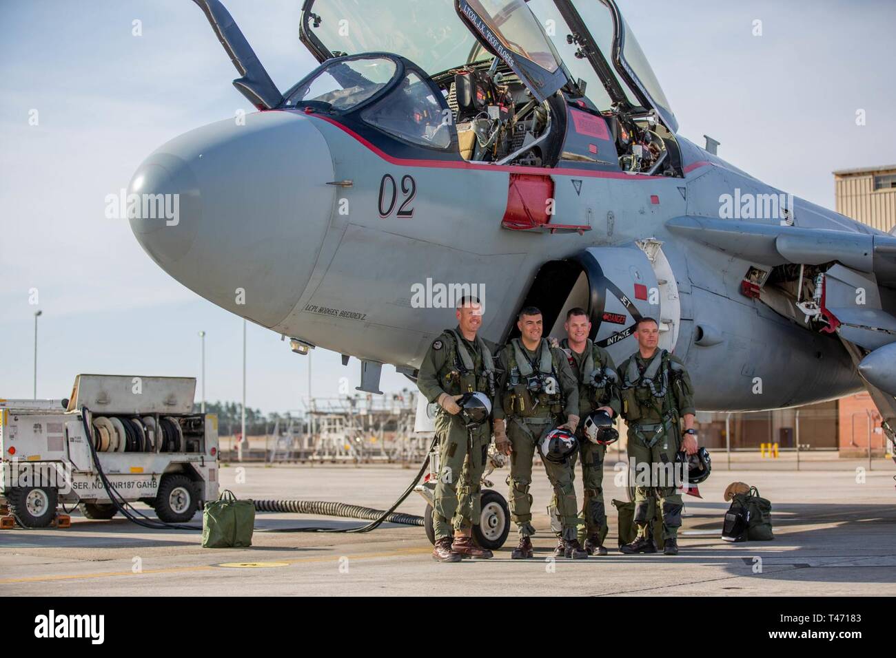 From left to right, U.S. Marine Corps Lt. Col. Andrew Rundle, Lt. Col ...