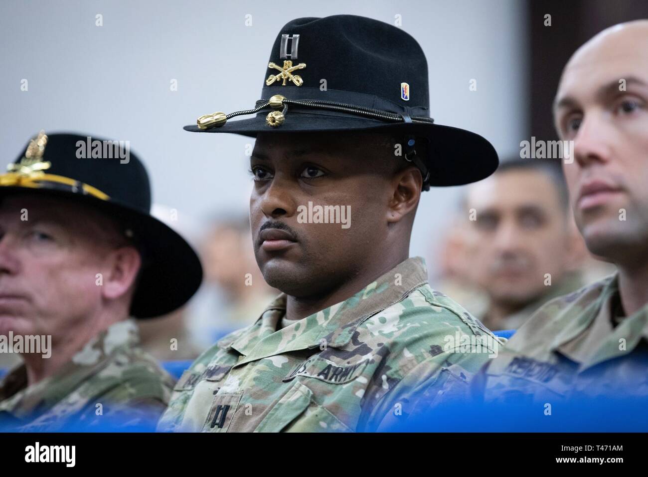 U.S. Army Cpt. Darell Baldwin, troop commander for the California ...
