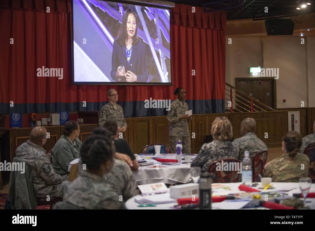 U.S. Air Force Chief Master Sgt. Tracy Wallace, 100th Force Support ...
