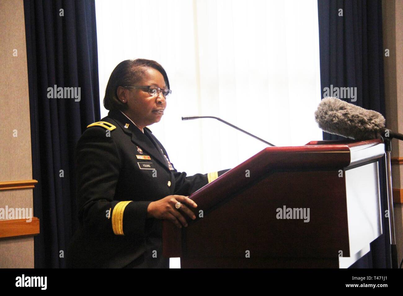 Brig. Gen. Twanda Young, deputy commanding general for the U.S. Army ...