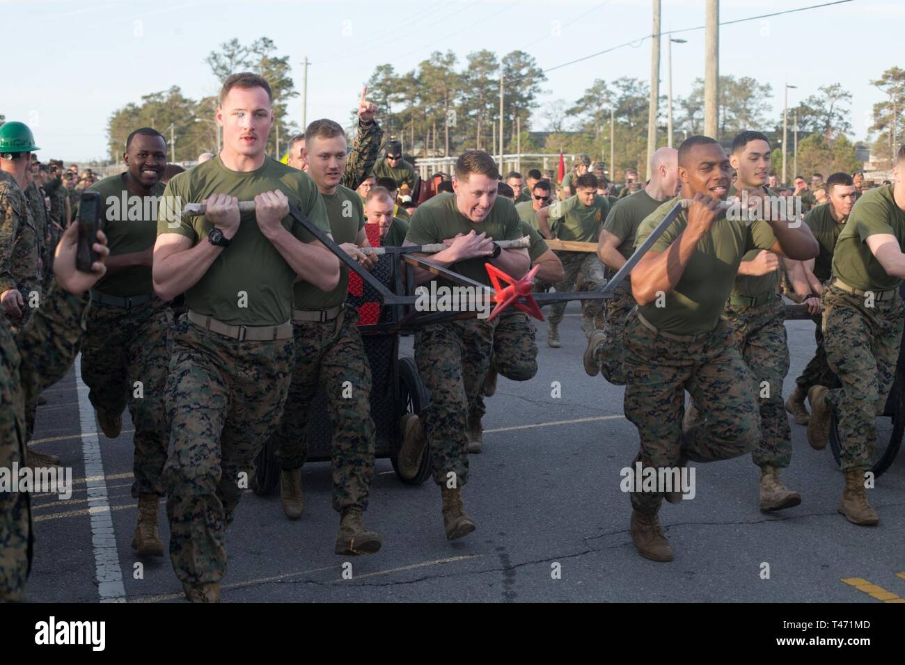 U.S. Marines with 8th Engineer Support Battalion, 2nd Marine Logistics ...