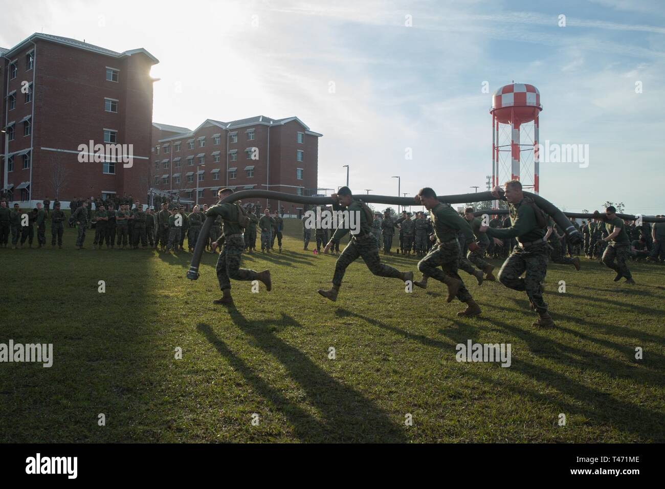 U.S. Marines with 8th Engineer Support Battalion, 2nd Marine Logistics ...