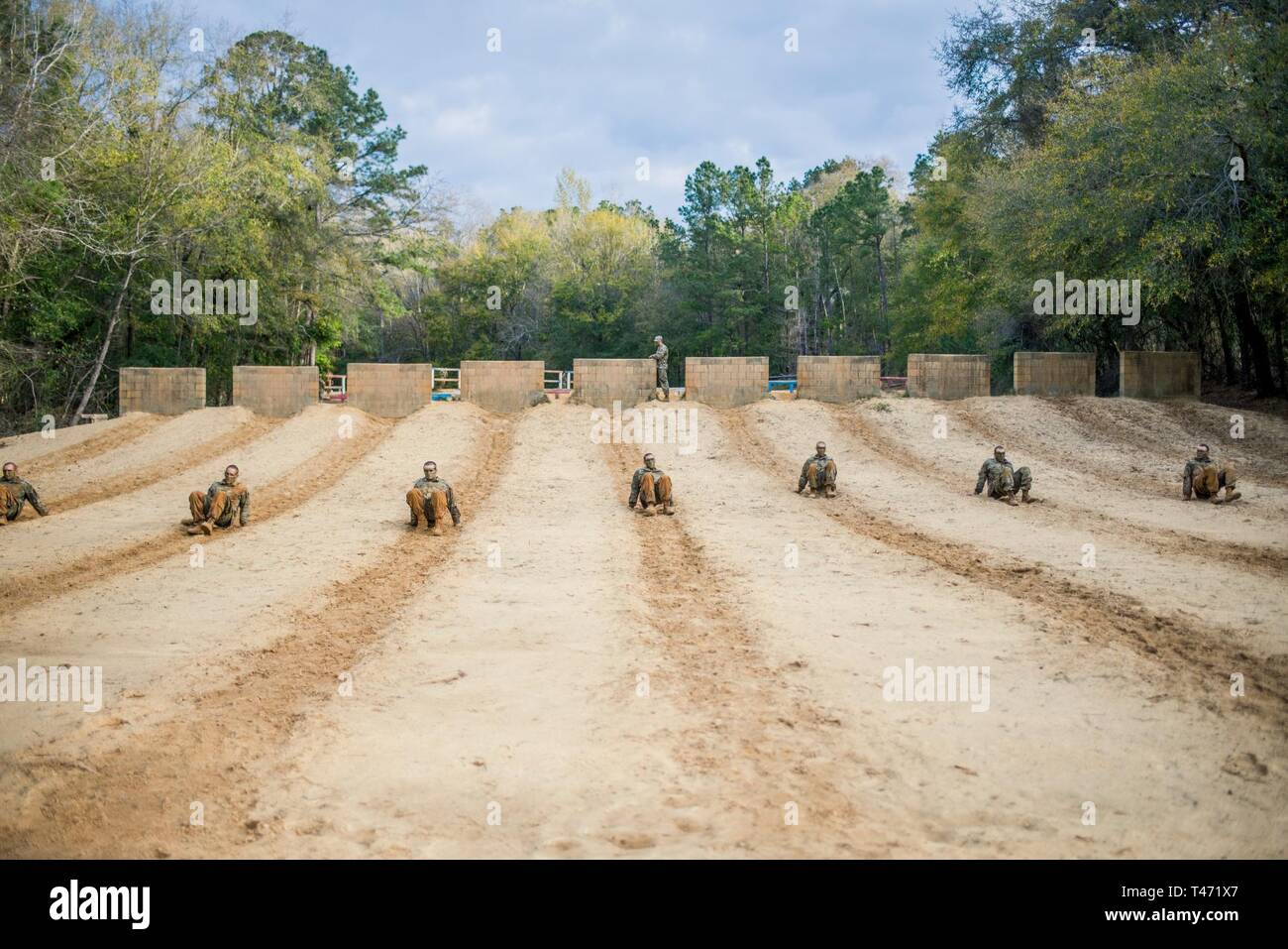 (FORT BENNING, Ga.) – Trainees from Charlie Company, 1st Battalion ...
