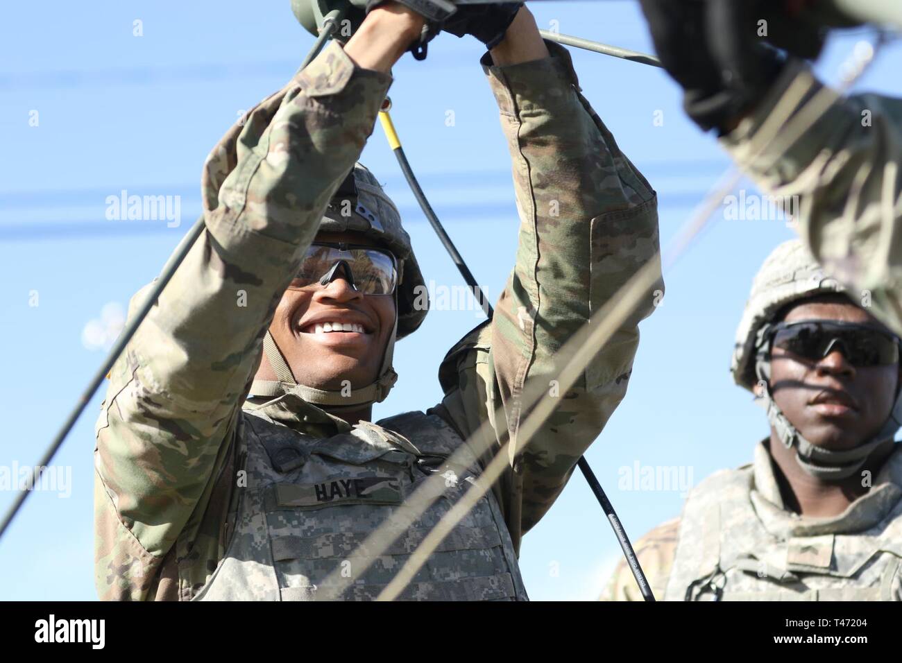 Spc. Nevroy Haye, 289th Composite Supply Company, 553rd Combat ...