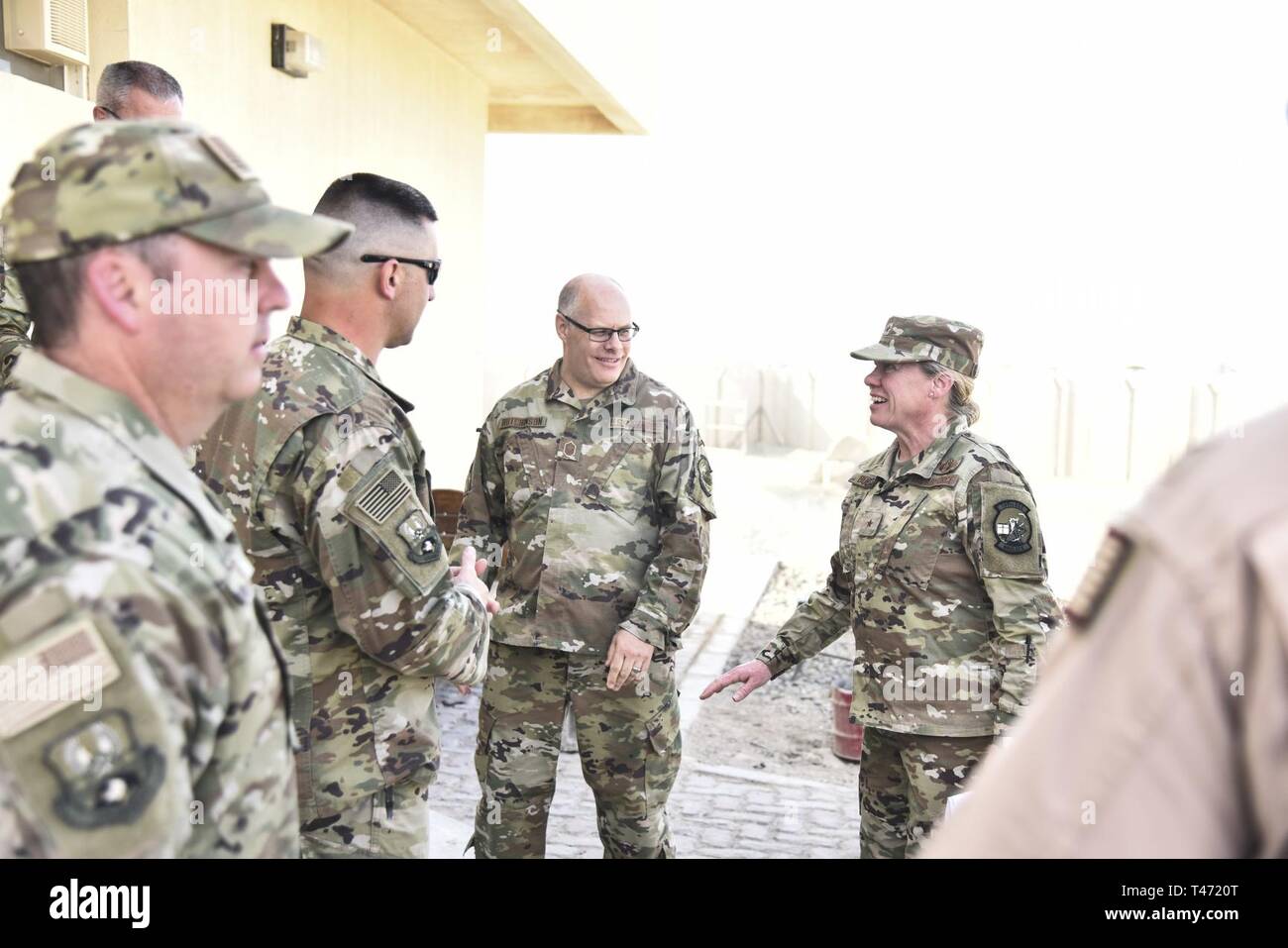 727th Expeditionary Air Control Squadron Airmen, deployed from the Utah ...