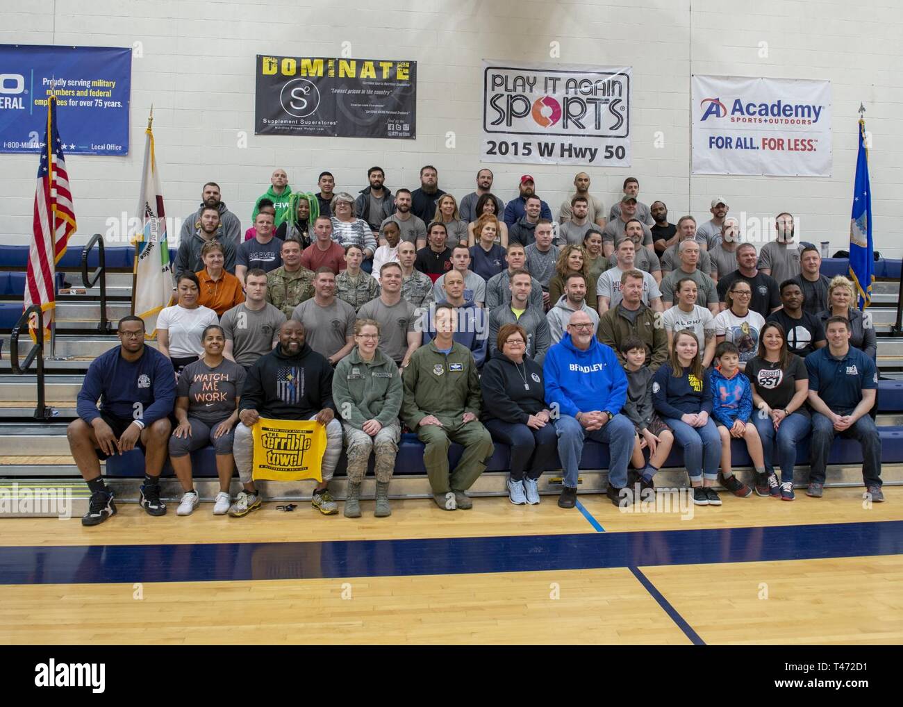 Participants for the 13th annual Maltz Challenge pose for a group photo ...