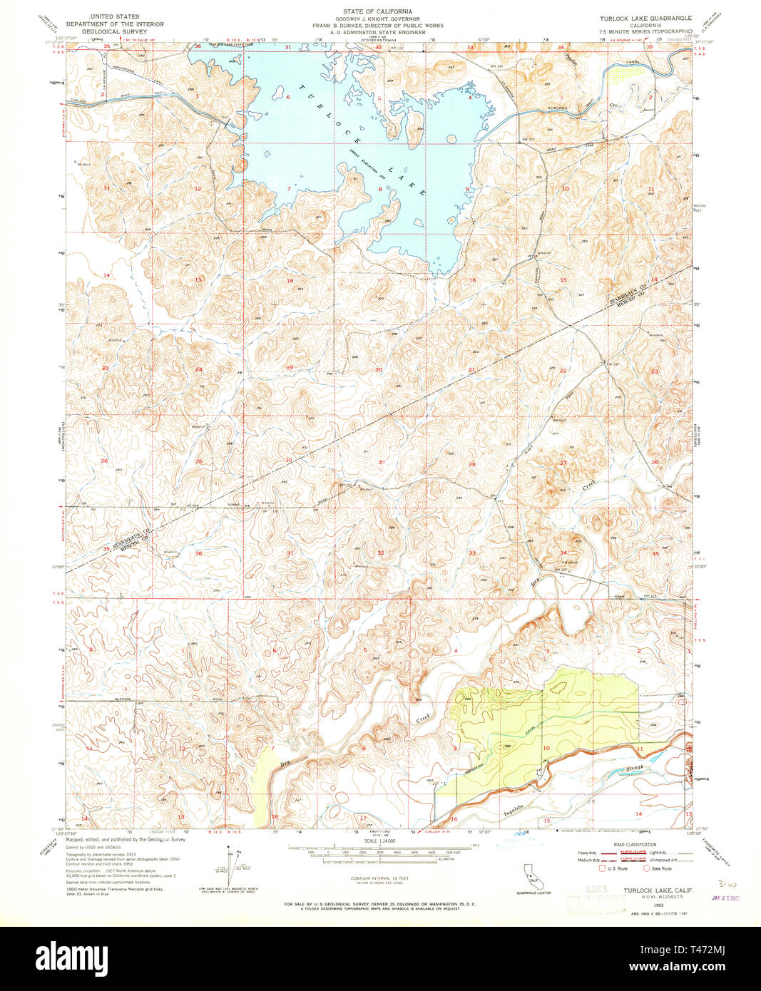 Map of turlock hi-res stock photography and images - Alamy