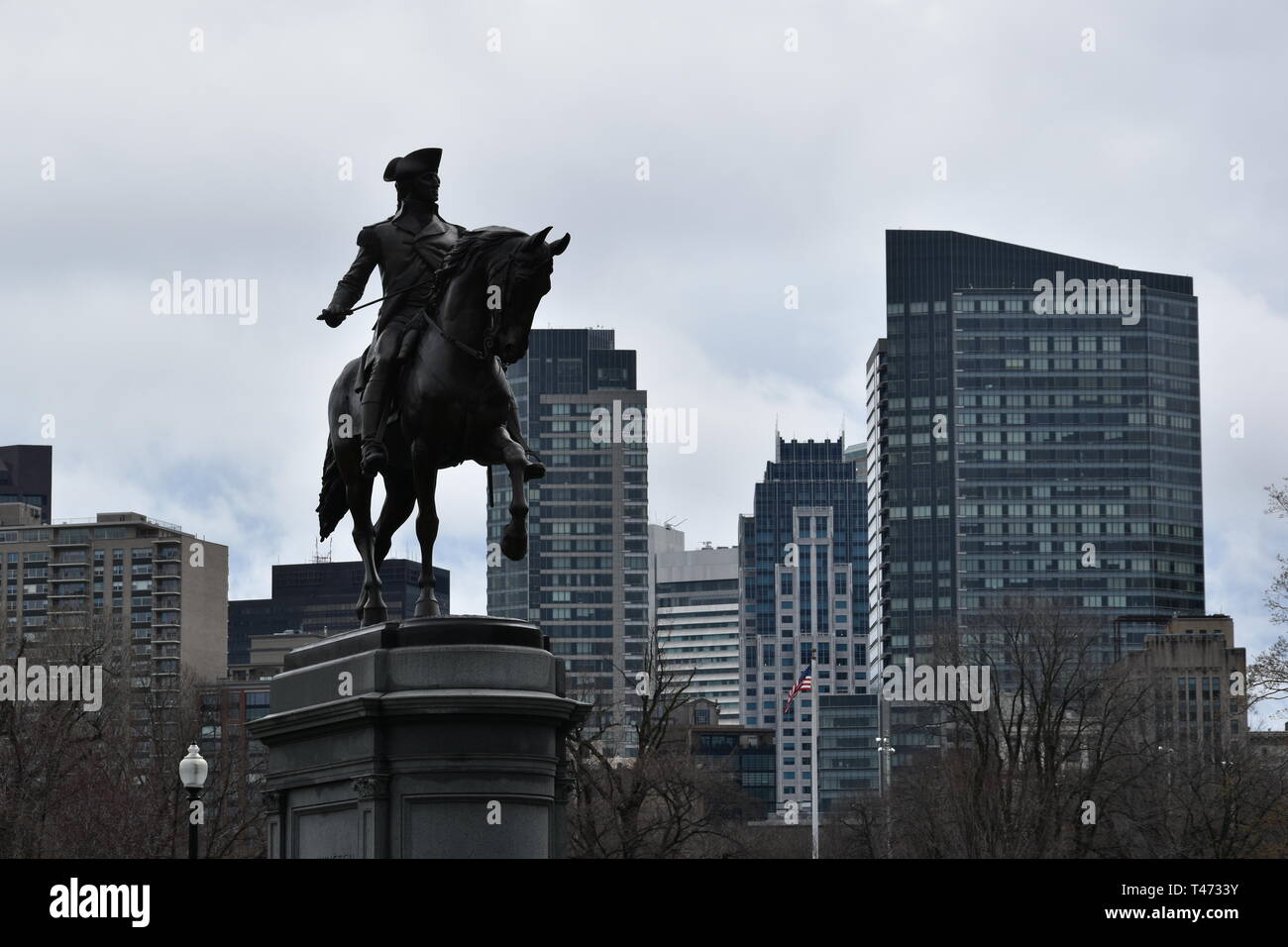 Views around the Boston Common and Boston Public Garden Stock Photo - Alamy