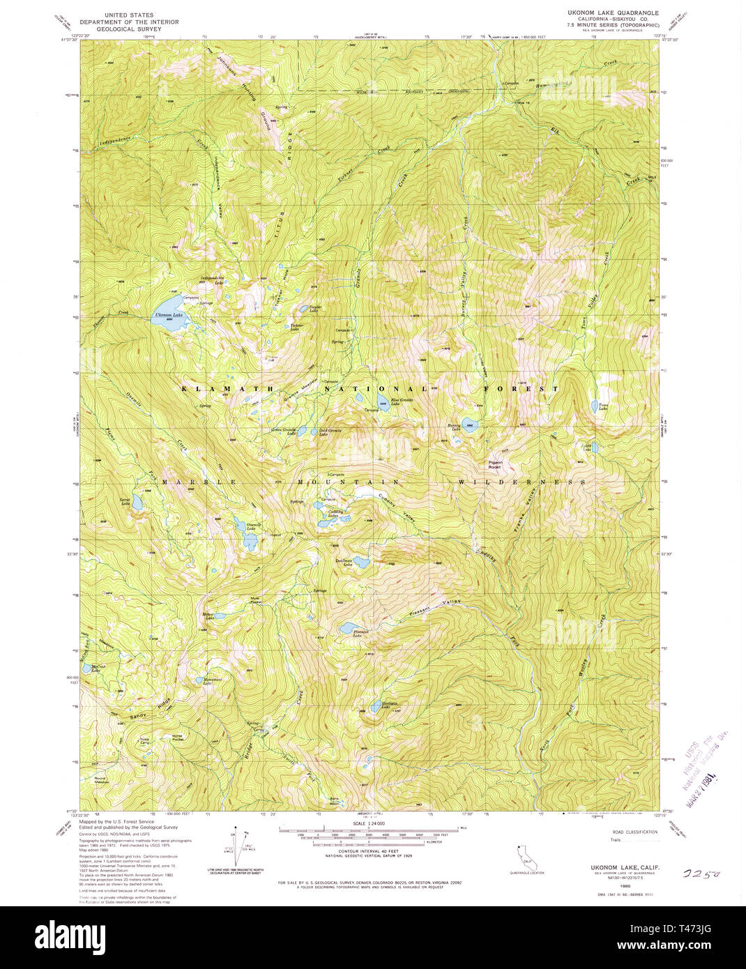 Map california 1980 hi-res stock photography and images - Alamy