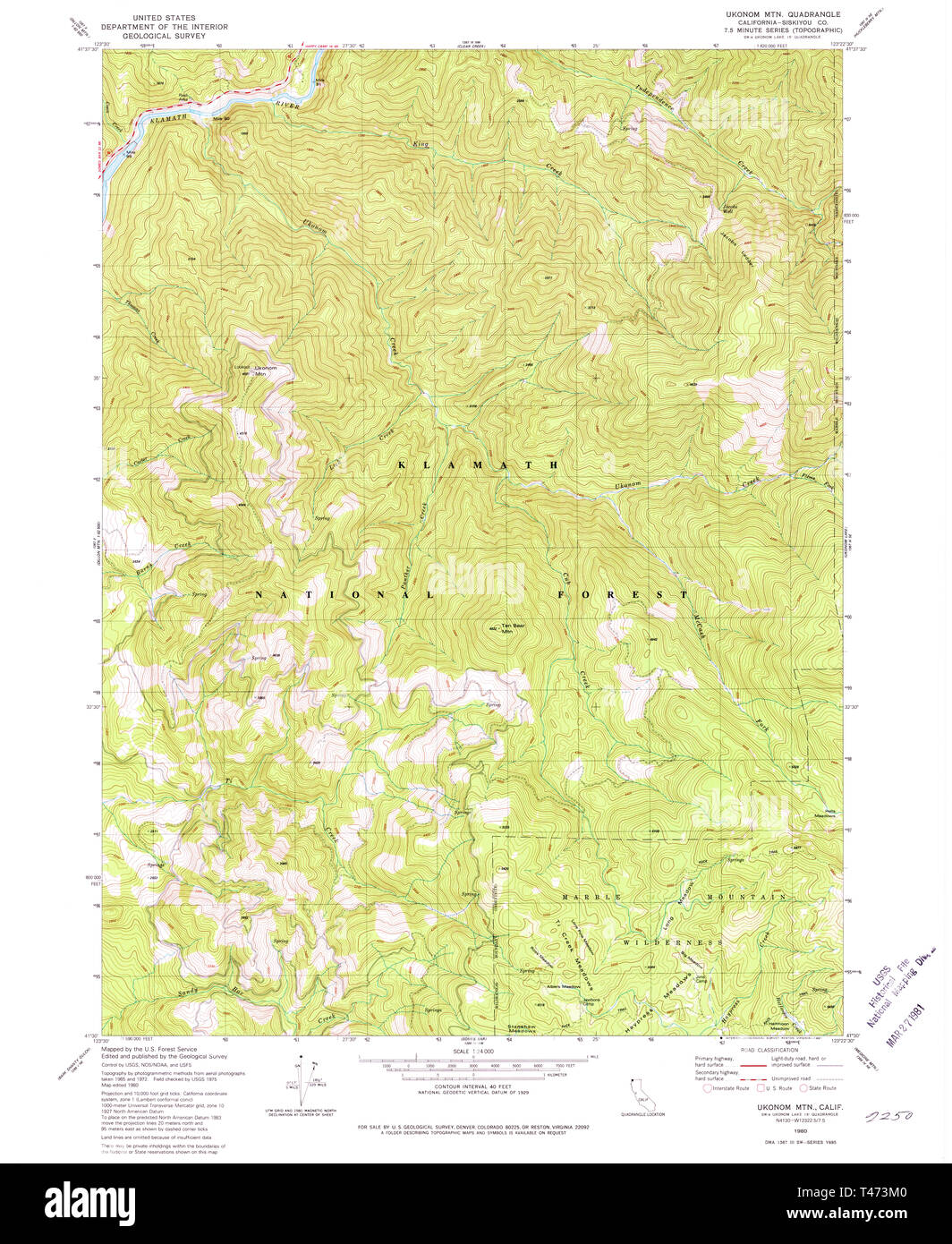 Map california 1980 hi-res stock photography and images - Alamy