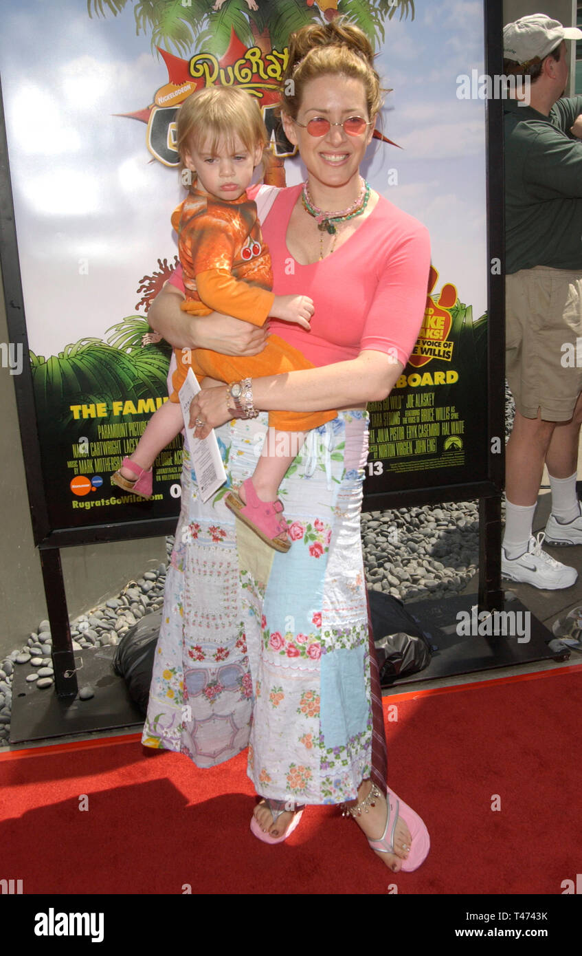 LOS ANGELES, CA. June 01, 2003: Actress JOELY FISHER & daughter at the ...