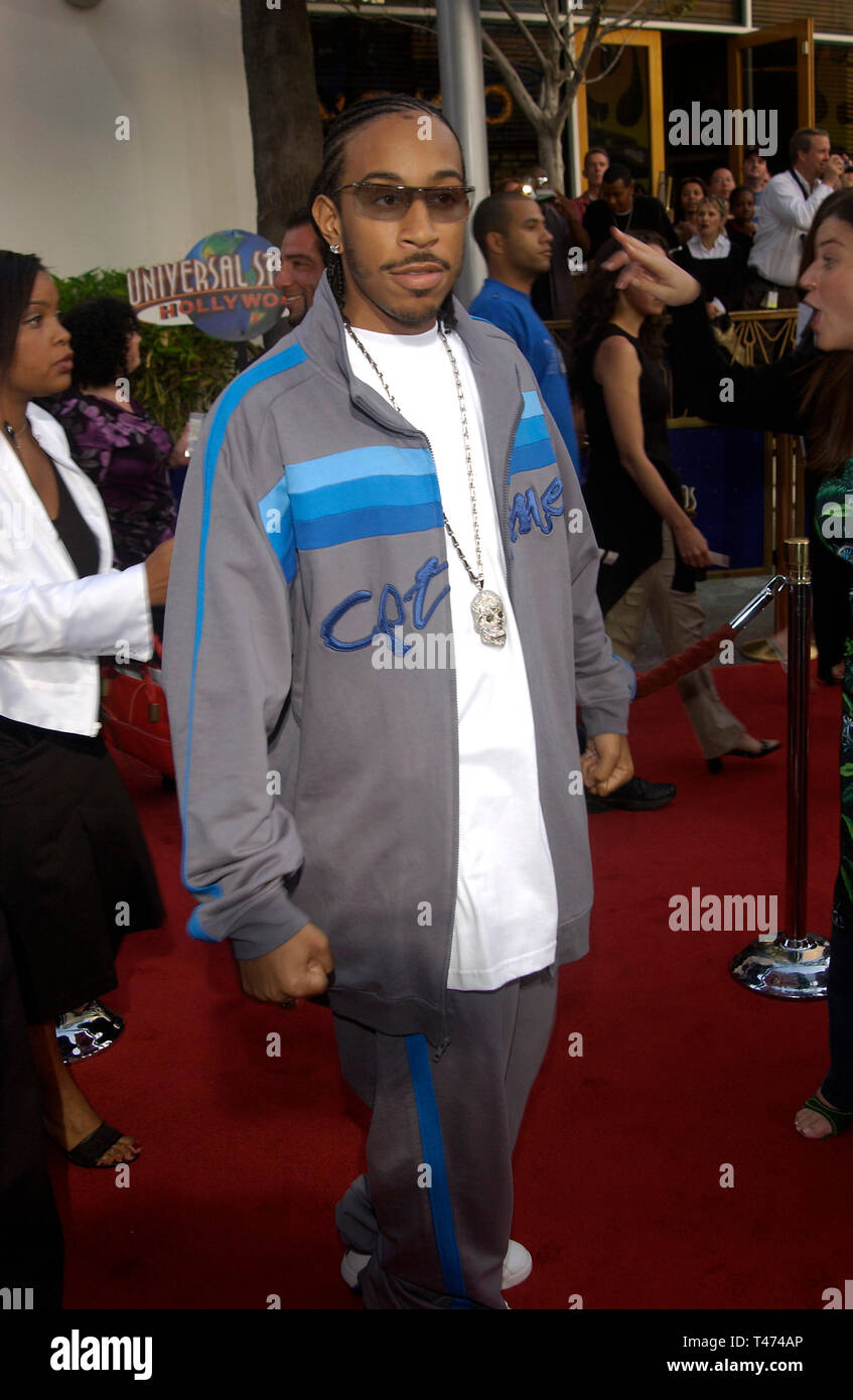 LOS ANGELES, CA. June 03, 2003: CHRIS LUDACRIS BRIDGES at the world ...