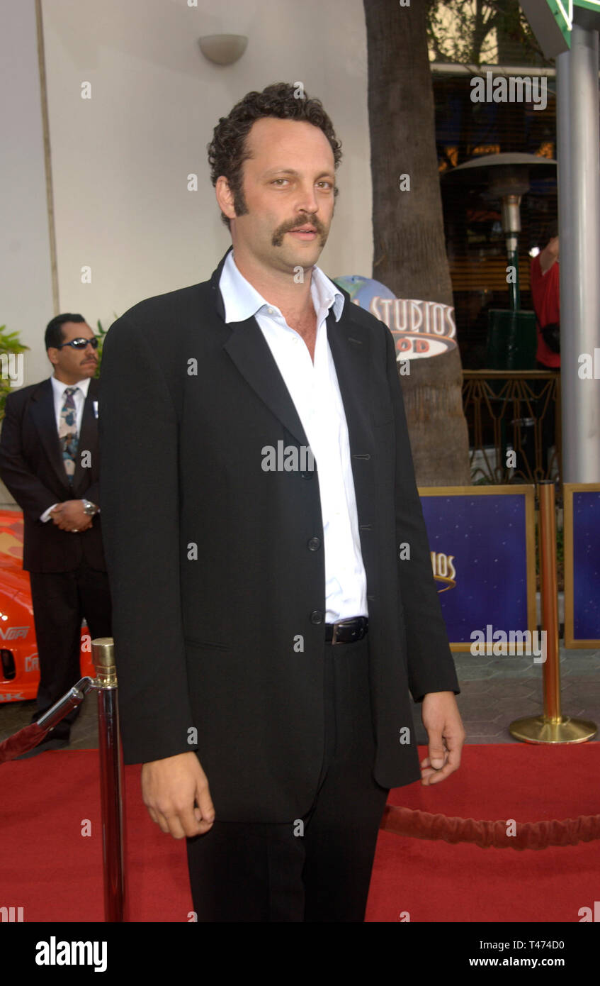 LOS ANGELES, CA. June 03, 2003: Actor VINCE VAUGHN at the world ...