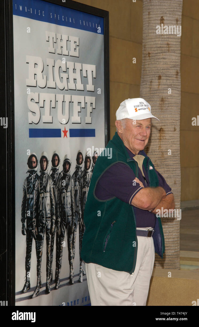 LOS ANGELES, CA. June 09, 2003: General CHUCK YEAGER - the first man to ...