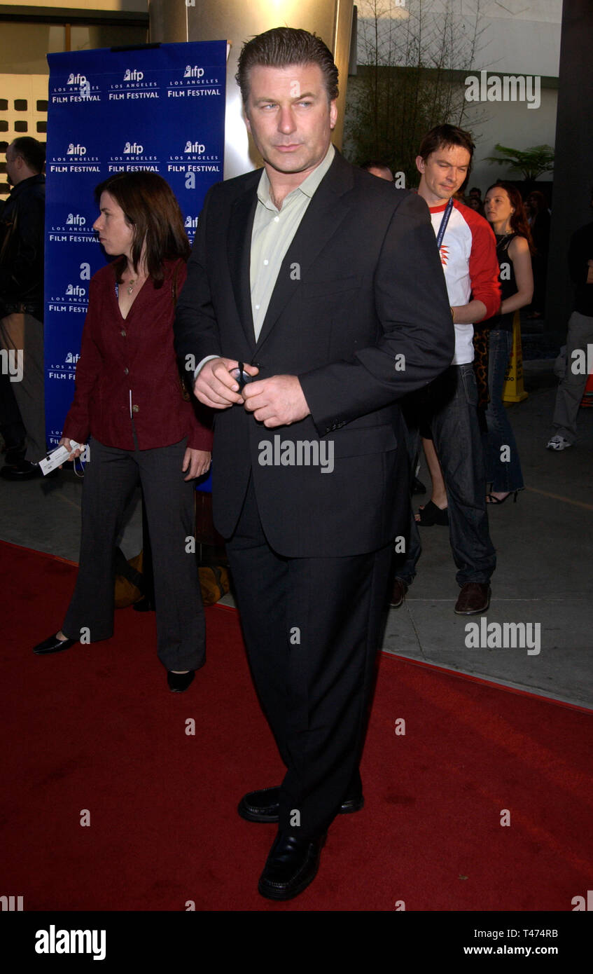 LOS ANGELES, CA. June 11, 2003: Actor ALEC BALDWIN at the screening of ...