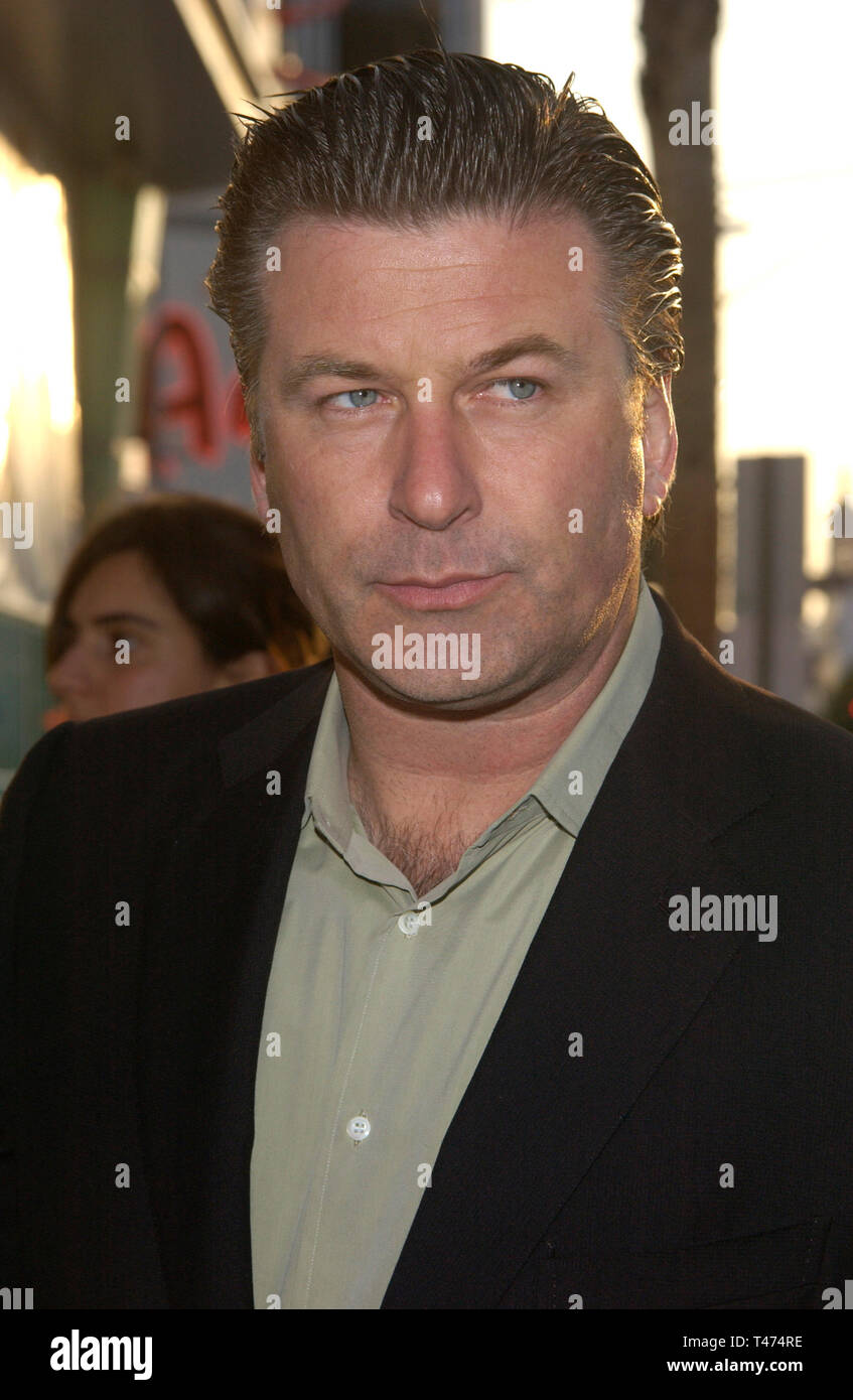LOS ANGELES, CA. June 11, 2003: Actor ALEC BALDWIN at the screening of ...