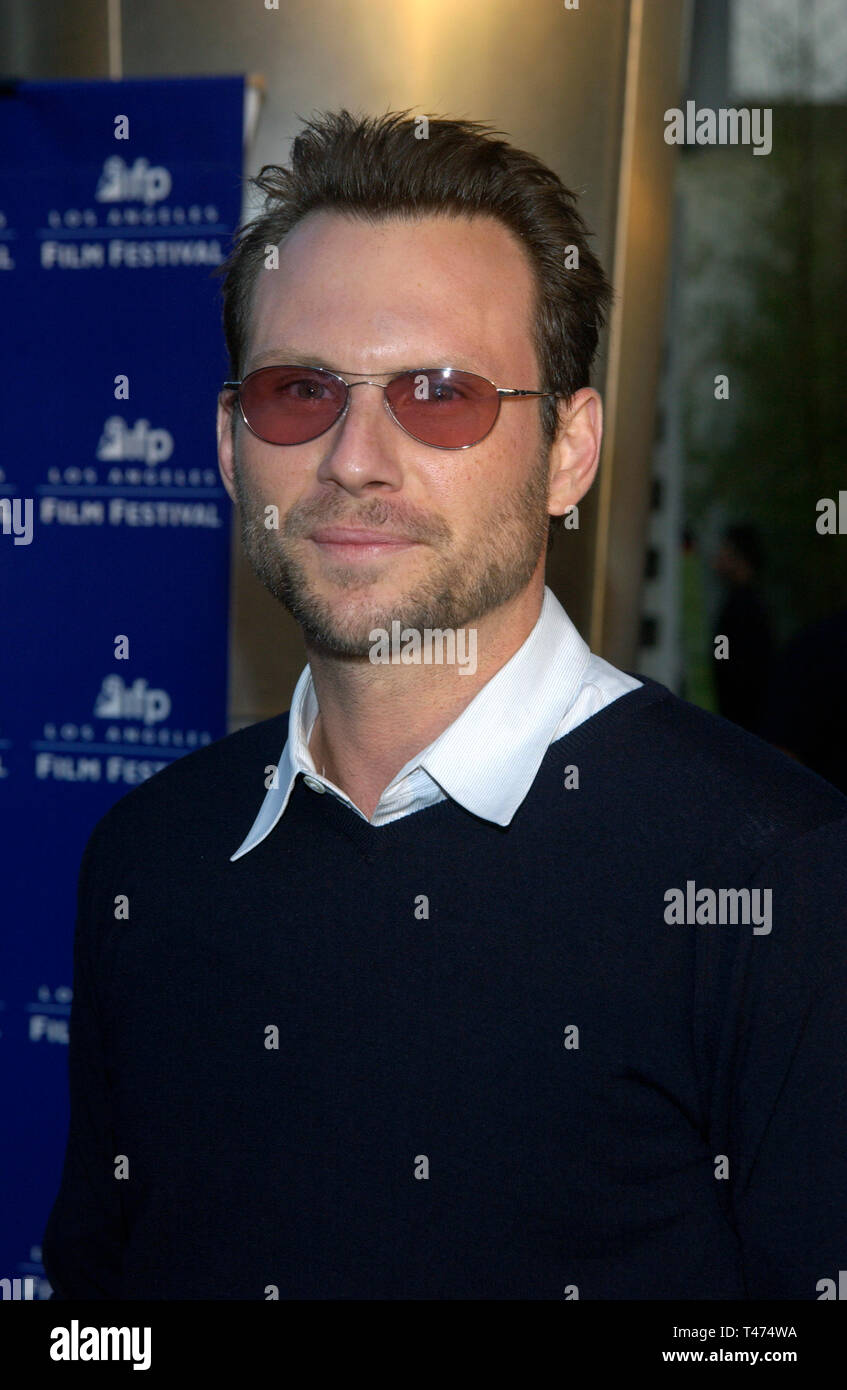 LOS ANGELES, CA. June 11, 2003: Actor CHRISTIAN SLATER at the screening ...