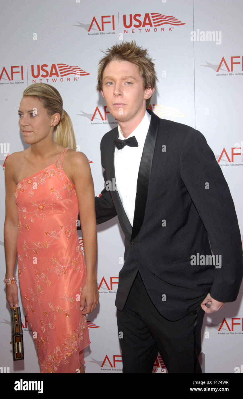 LOS ANGELES, CA. June 12, 2003: American Idol star CLAY AIKEN & AMANDA ...