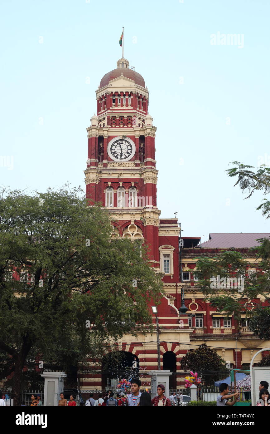Town view of Yangon, Myanmar, south east asia Stock Photo - Alamy