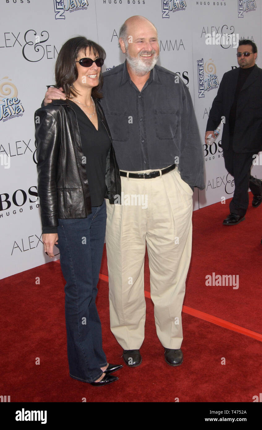 LOS ANGELES, CA. June 16, 2003: Director ROB REINER & wife at the world ...