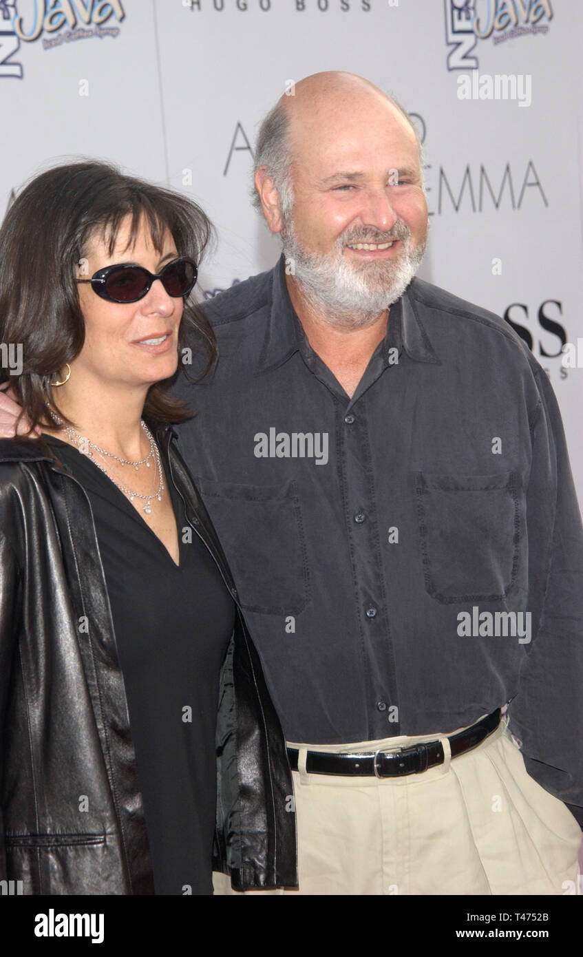 LOS ANGELES, CA. June 16, 2003: Director ROB REINER & wife at the world ...