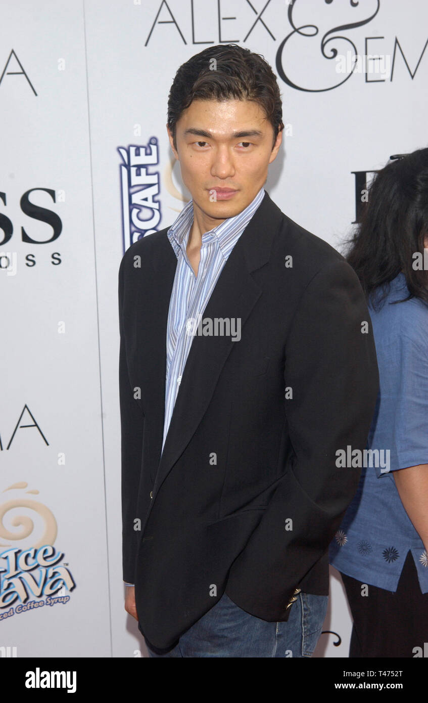LOS ANGELES, CA. June 16, 2003: Actor RICK YUNE at the world premiere ...