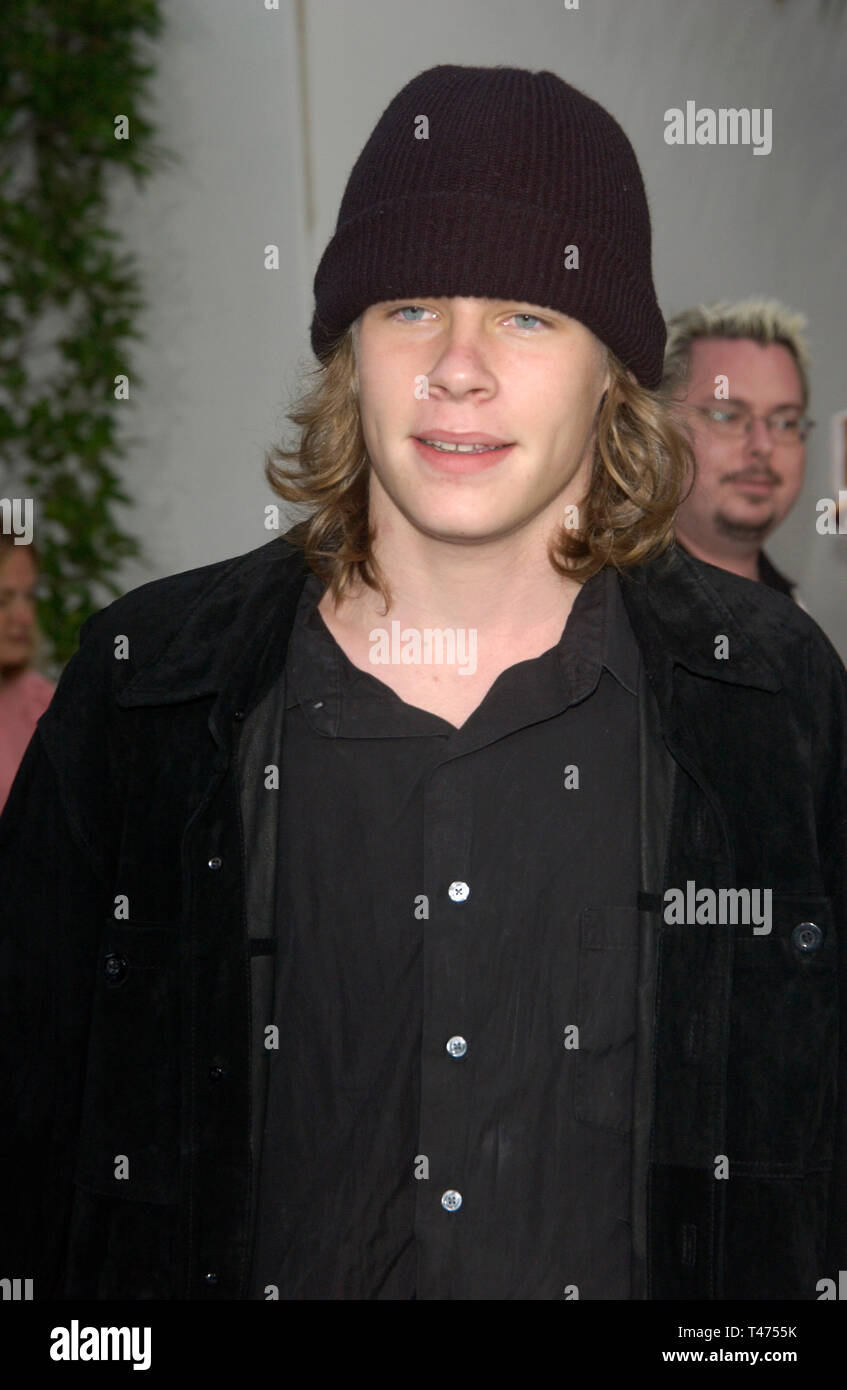 LOS ANGELES, CA. June 17, 2003: Actor BRAWLEY NOLTE (son of Nick Nolte ...