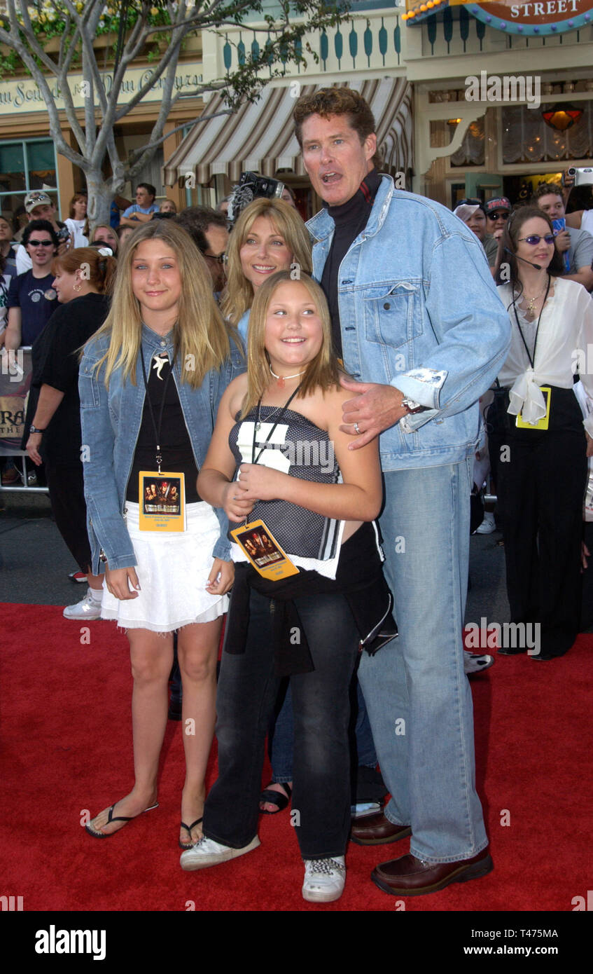 David hasselhoff and family hi-res stock photography and images - Alamy