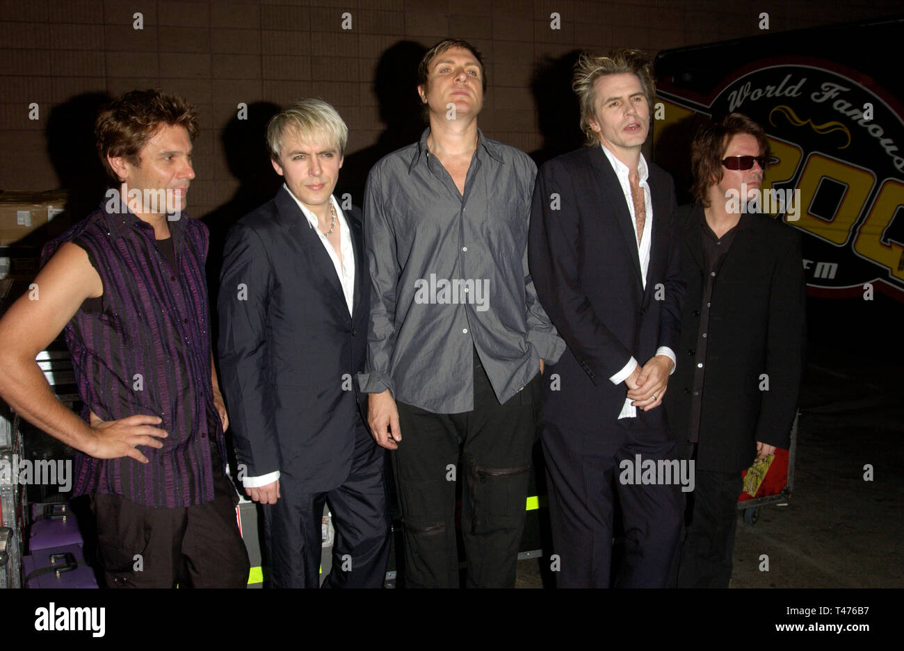 LOS ANGELES, CA. July 15, 2003: Pop group DURAN DURAN at The Roxy in ...