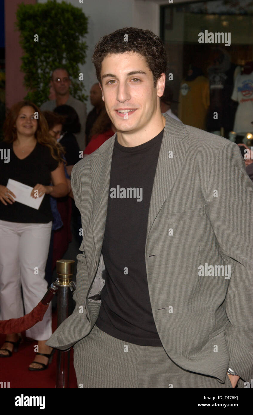 LOS ANGELES, CA. July 24, 2003: Actor JASON BIGGS at the world premiere ...