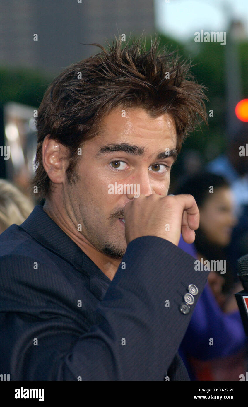 LOS ANGELES, CA. July 30, 2003: Actor COLIN FARRELL at the world ...