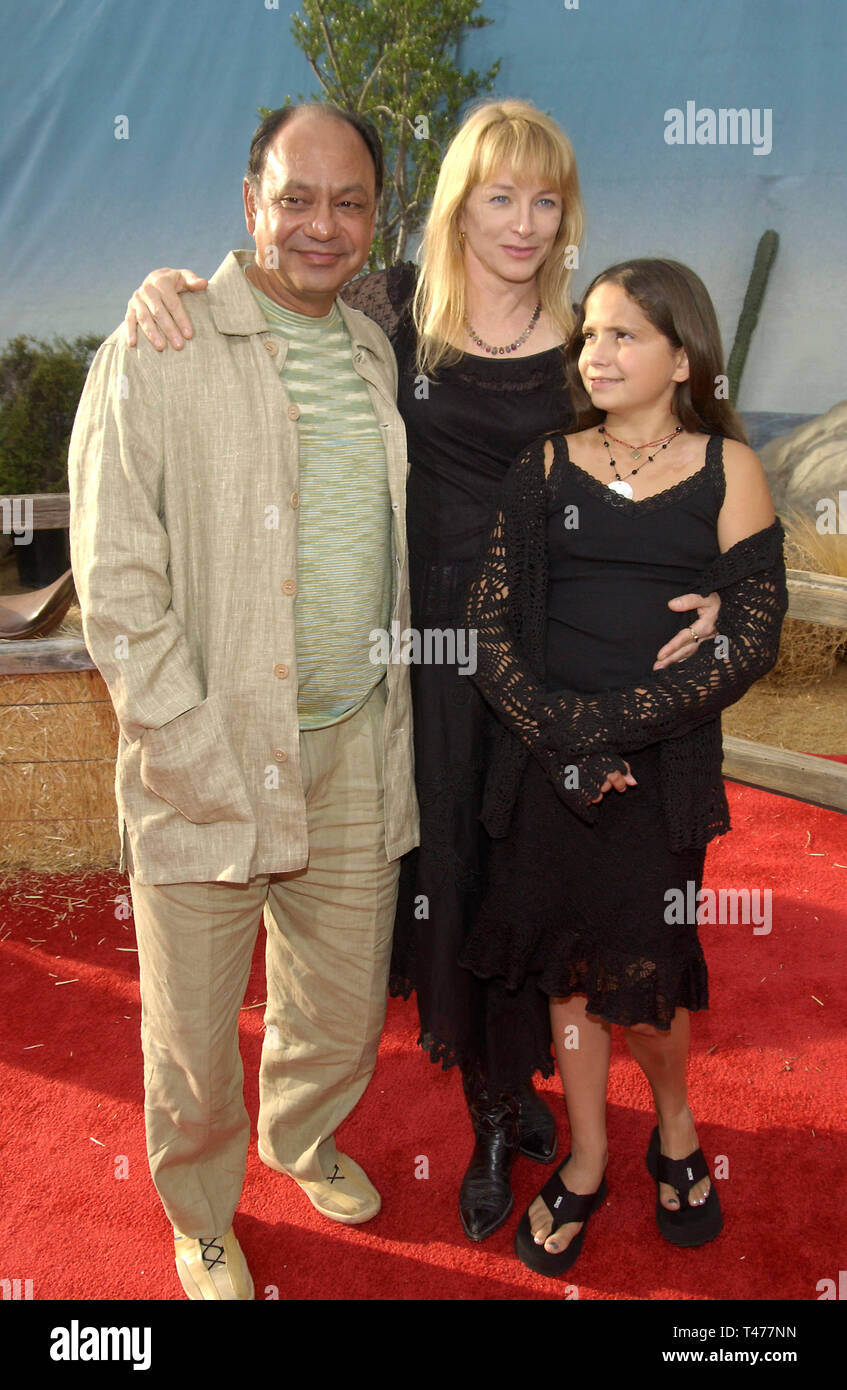 LOS ANGELES, CA. August 11, 2003: Actor CHEECH MARIN & family at world ...