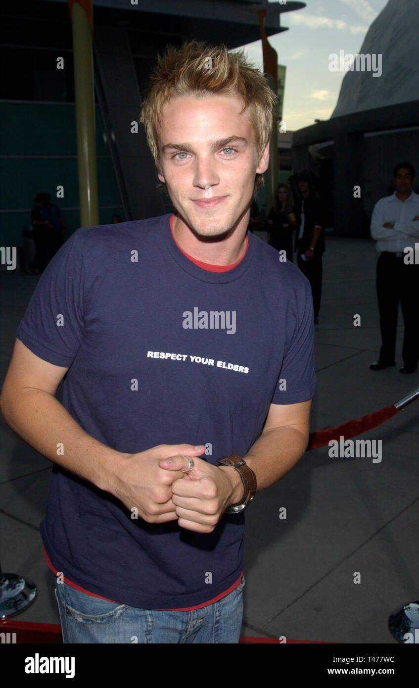 LOS ANGELES, CA. August 12, 2003: Actor RILEY SMITH at the Los Angeles ...