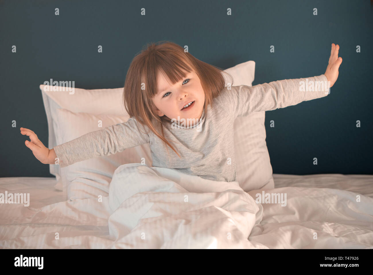 Child awake bed hi-res stock photography and images - Alamy