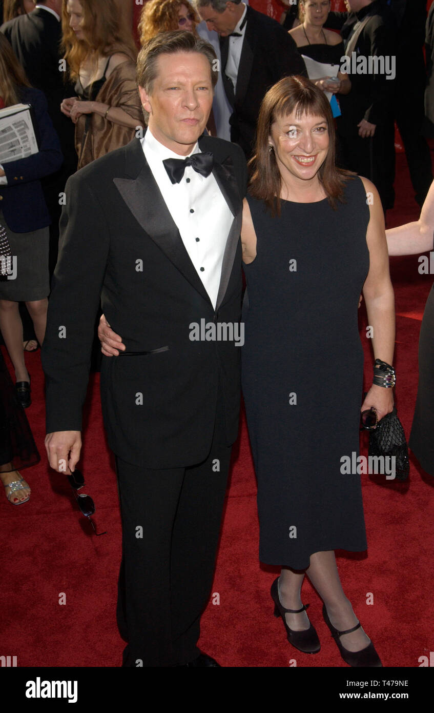 LOS ANGELES, CA. September 21, 2003: CHRIS COOPER & wife at the 55t ...