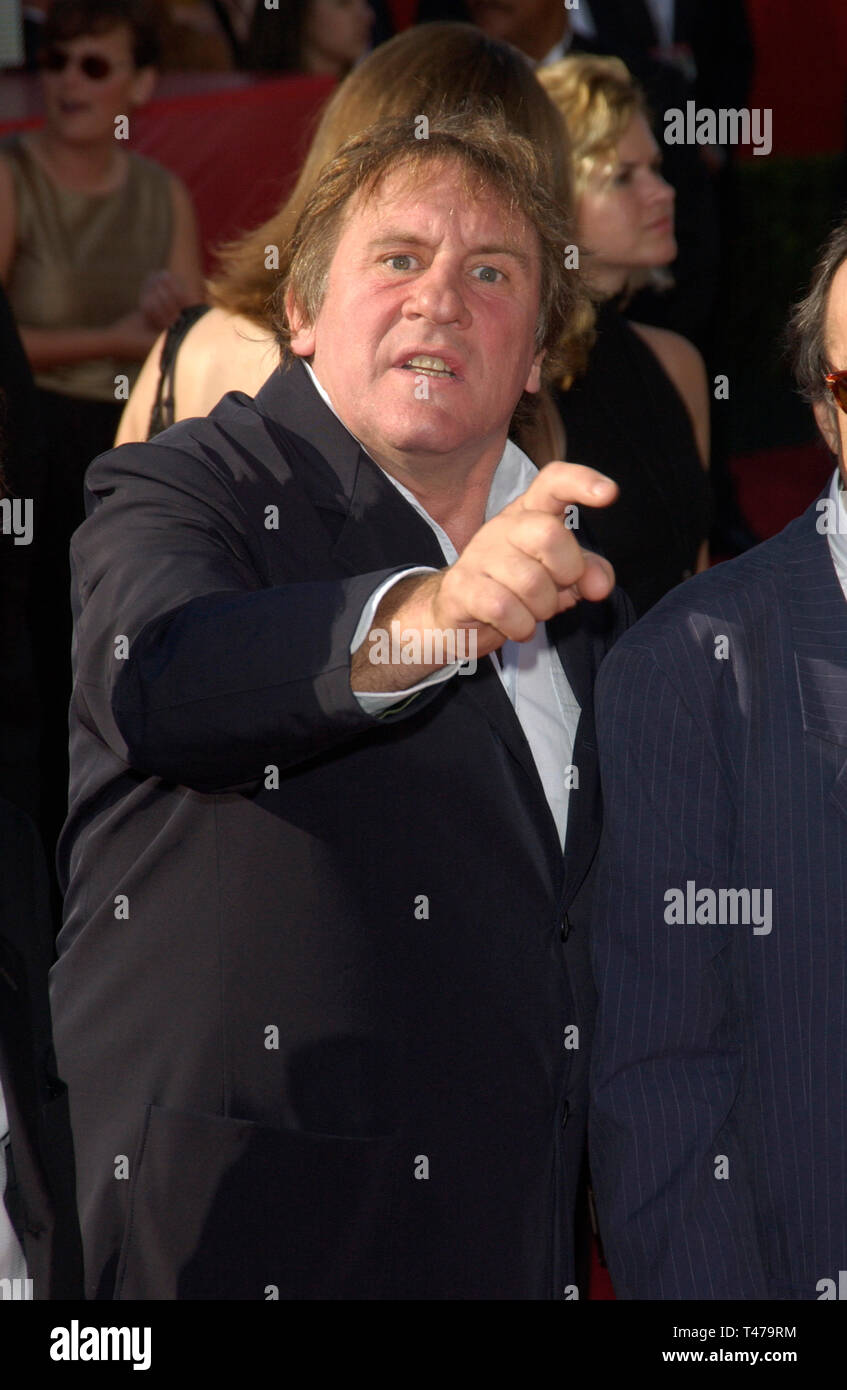 LOS ANGELES, CA. September 21, 2003: GERARD DEPARDIEU at the 55th ...