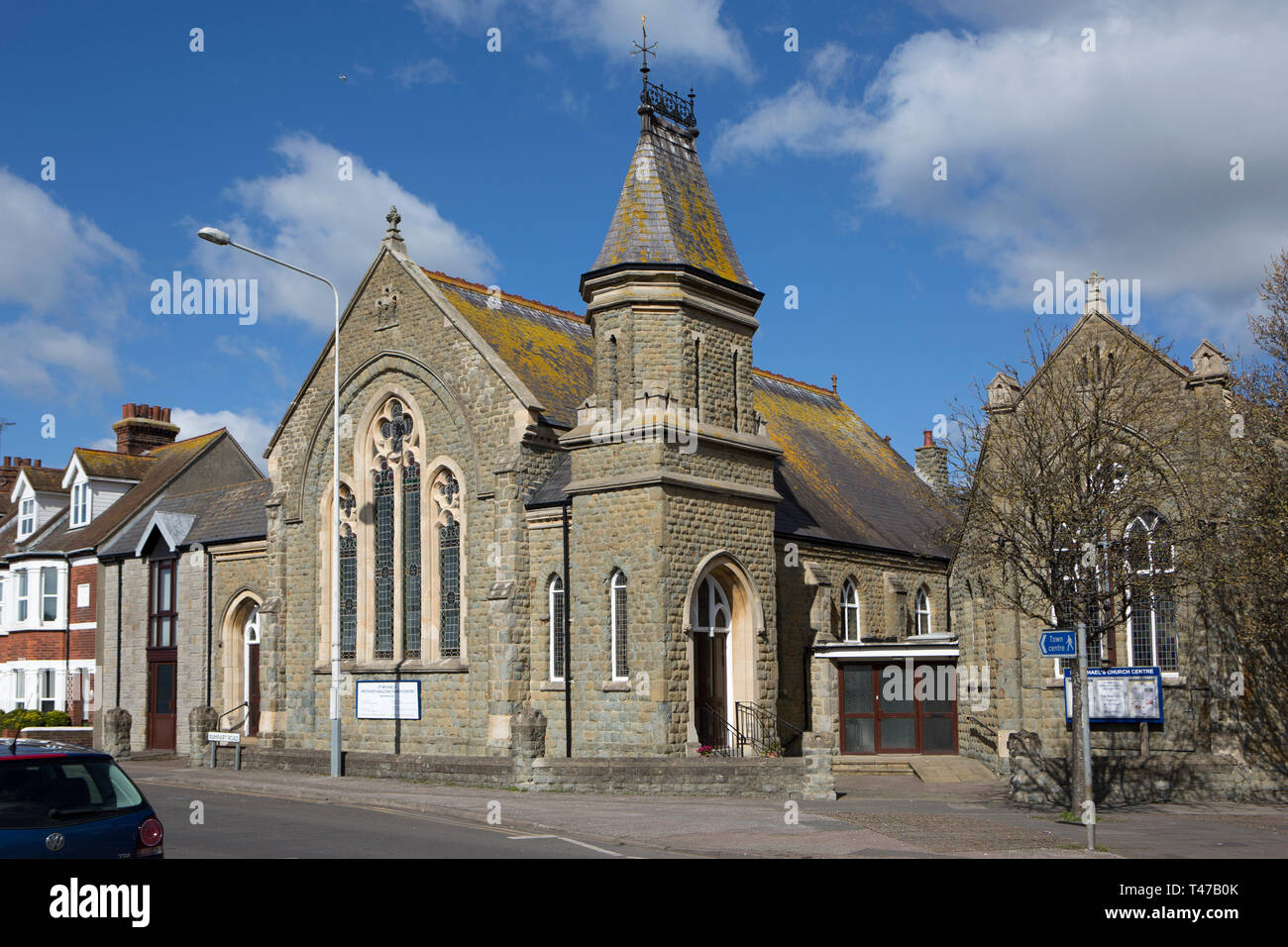 St Michael's Methodist-Anglican Church Centre, Hythe, Kent Stock Photo ...