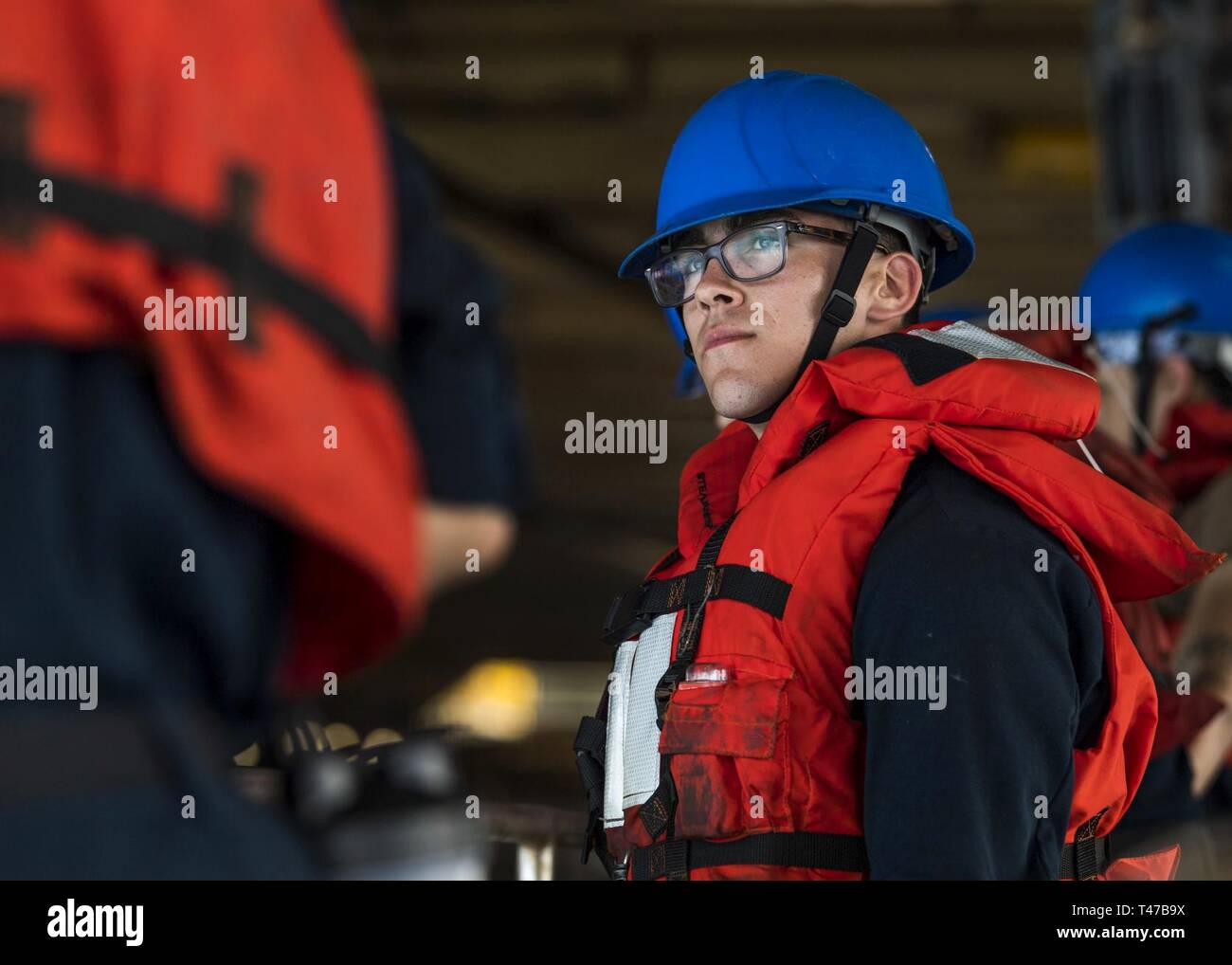 PACIFIC OCEAN (March 12, 2019) – Seaman Nicholas Suarez, from Corpus ...
