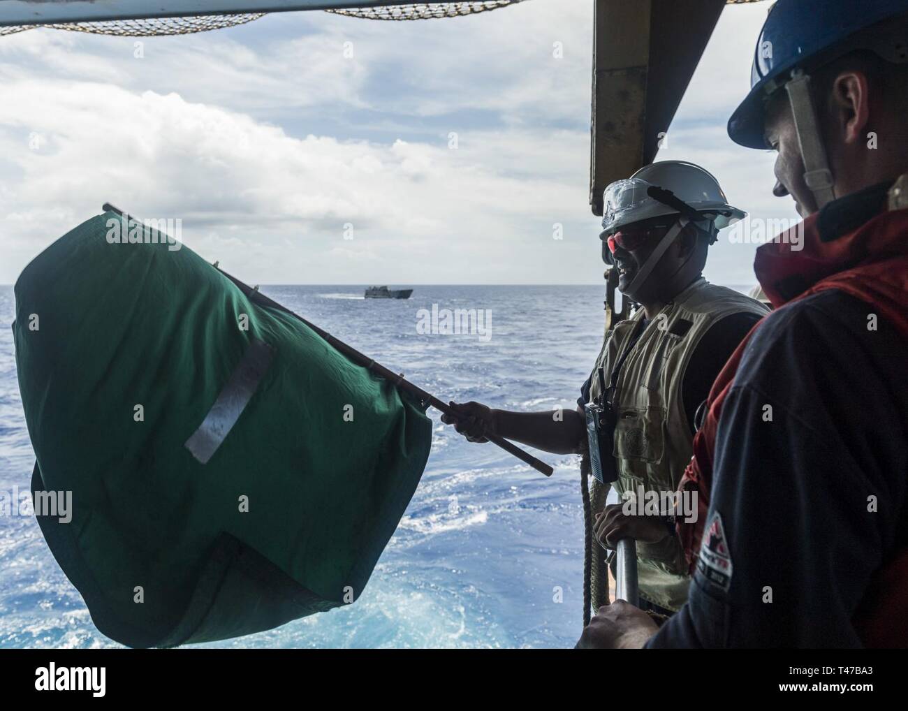 PACIFIC OCEAN (March 12, 2019) – Chief Boatswain’s Mate Francis Supnet ...