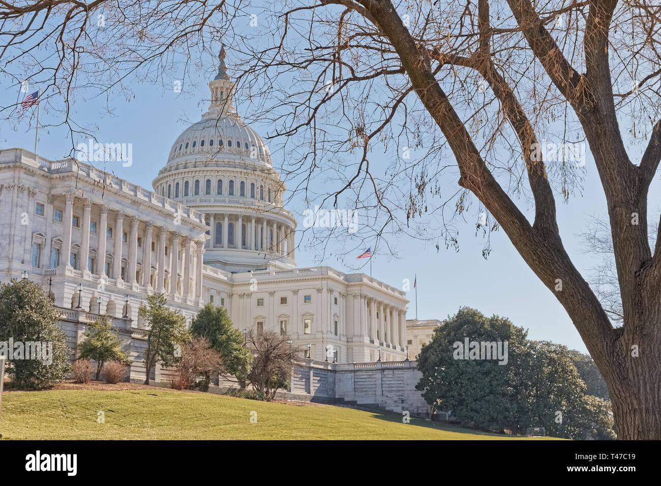 Dc capitol building winter hi-res stock photography and images - Alamy