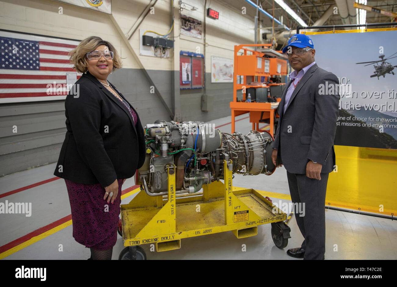 Malissa Blake and Chris Young, both contracting officers with the U.S ...