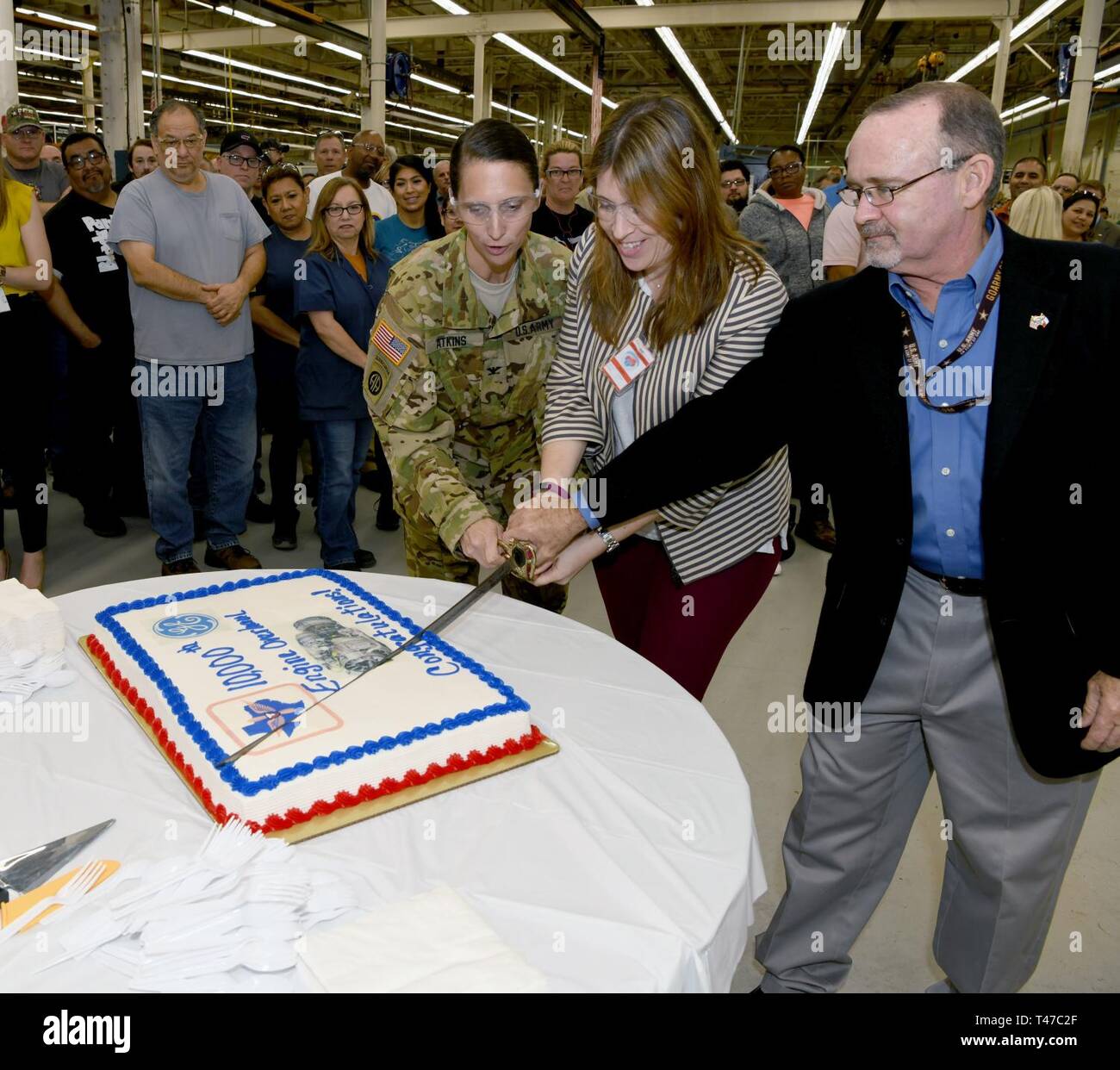 From left to right, Col. Gail Atkins, commander, Corpus Christi Army ...