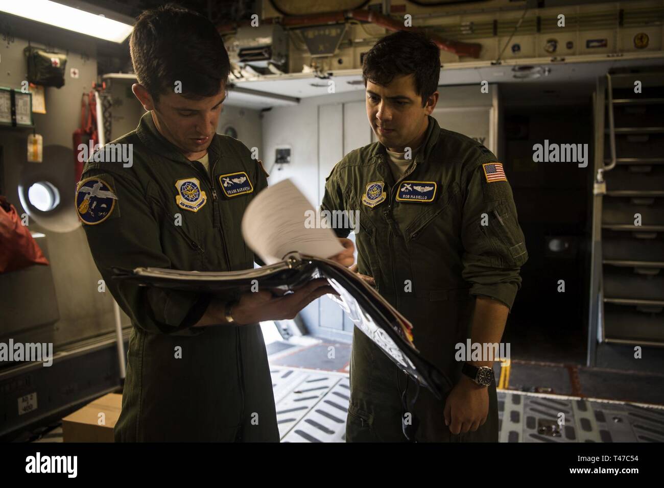 Capts Frank Branyai, left, and Robert Masiello, both C-17 Globemaster ...