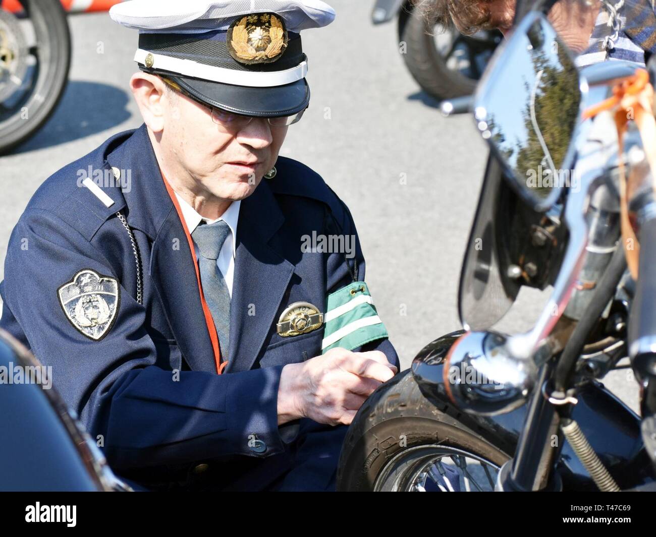 Japanese motorcycle police hi-res stock photography and images - Alamy